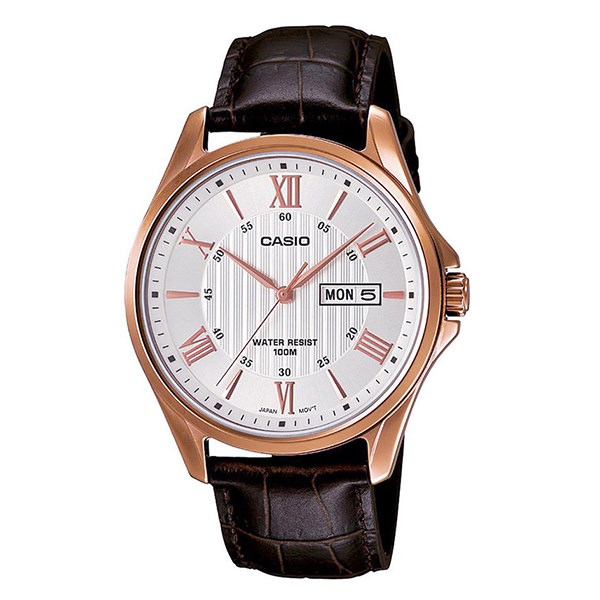 ΑΝΔΡΙΚΟ ΡΟΛΟΙ ΧΕΙΡΟΣ CASIO MTP-1384L-7A με λουρακι - Papgold ...
